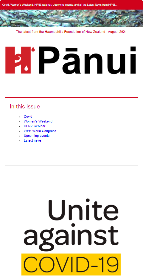 Pānui | Haemophilia Foundation of New Zealand